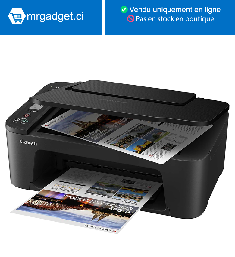 Canon PIXMA TS3440 imprimante A4 WiFi Jet d'encre Multifonction ...