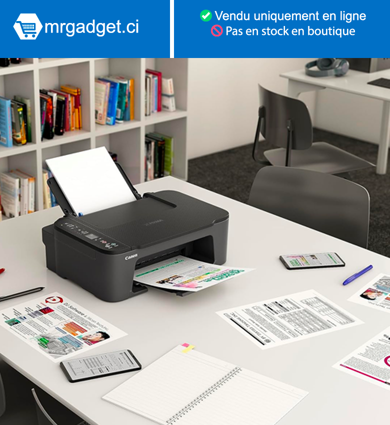 Canon PIXMA TS3440 imprimante A4 WiFi Jet d'encre Multifonction ...